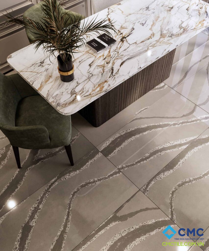 Calacatta Brown QS1401 - CMC Tiles