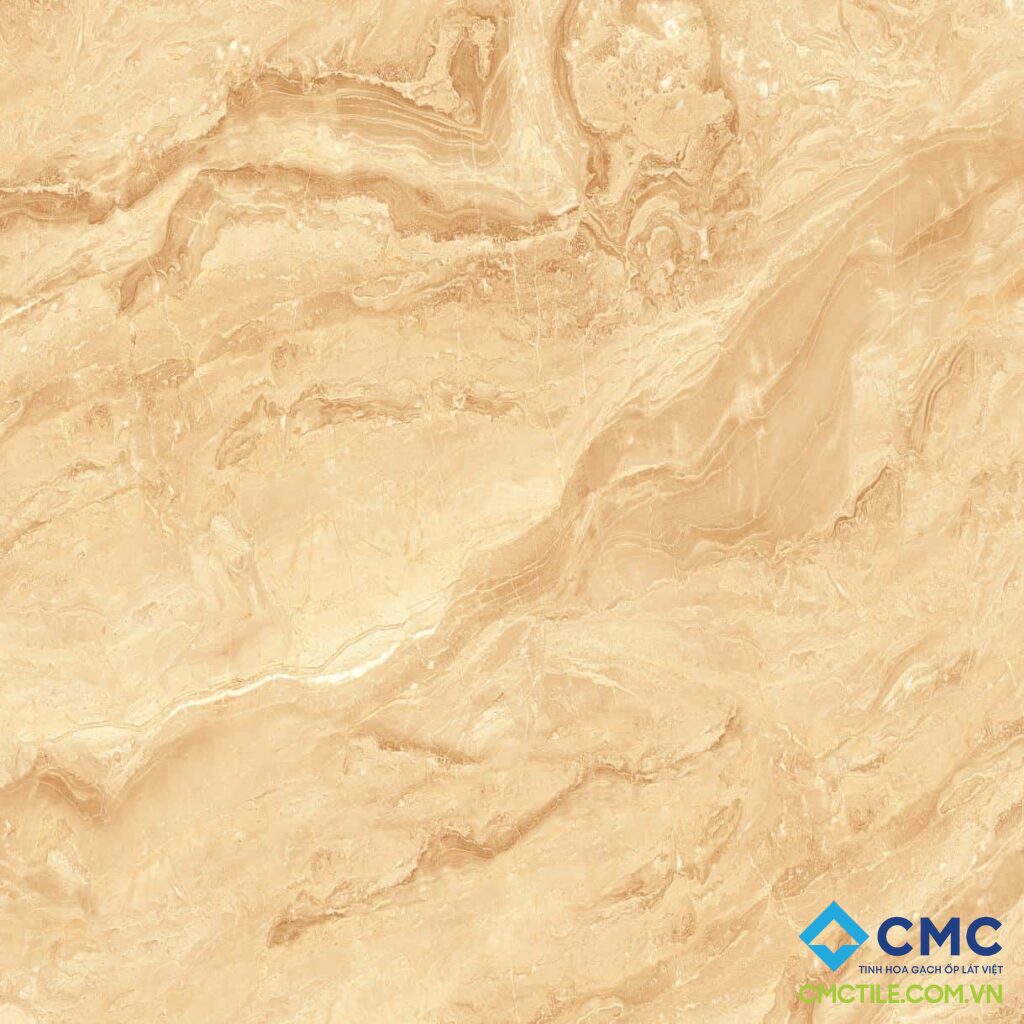 Gạch lát màu vàng vân nâu PT 60002 - CMC Tiles